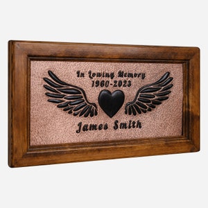 In Loving Memory Sign, Custom Memorial Name Sign, Memorial Name Decor ...