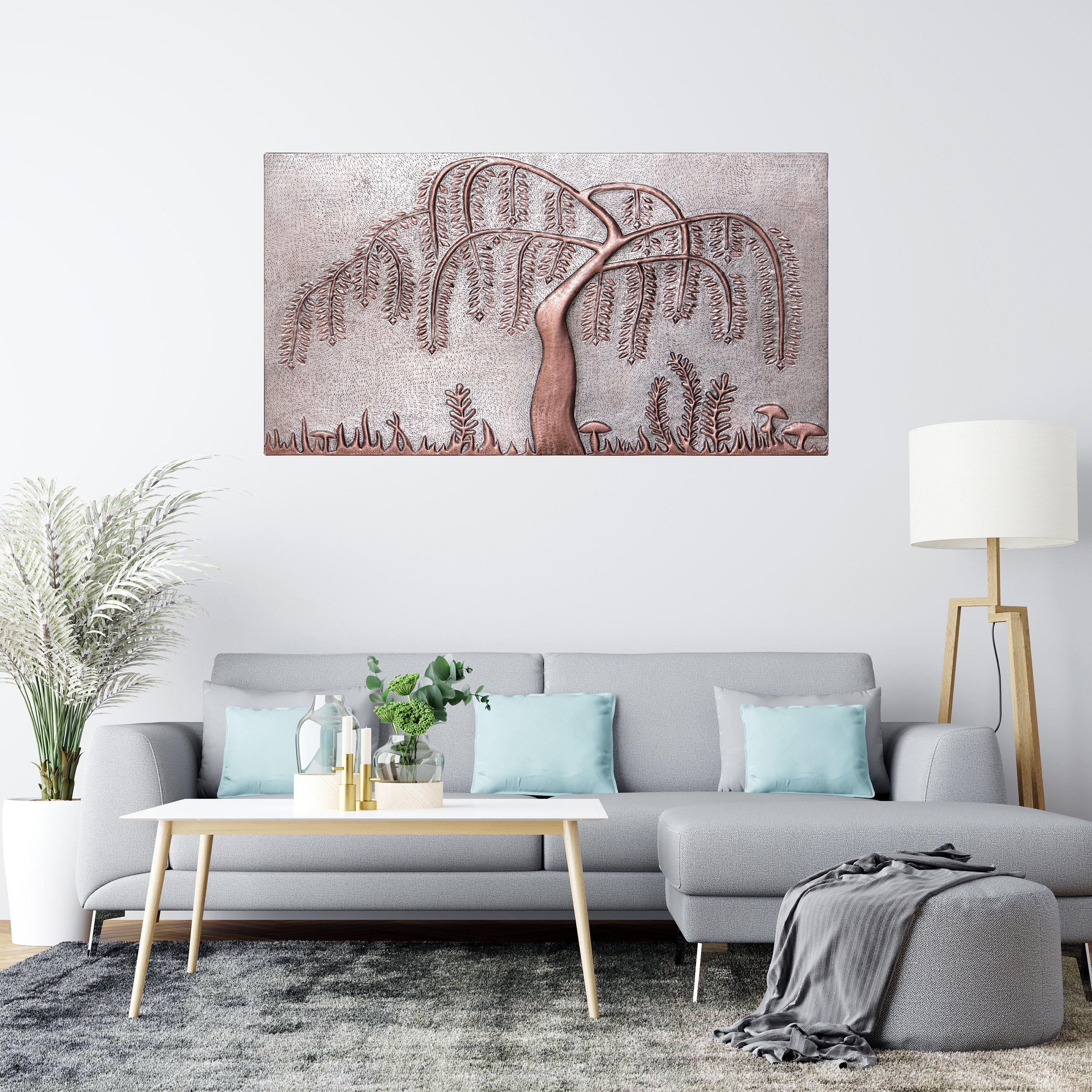 Willow Tree Wall Art Weeping Willow Art Willow Wall Decor - Etsy