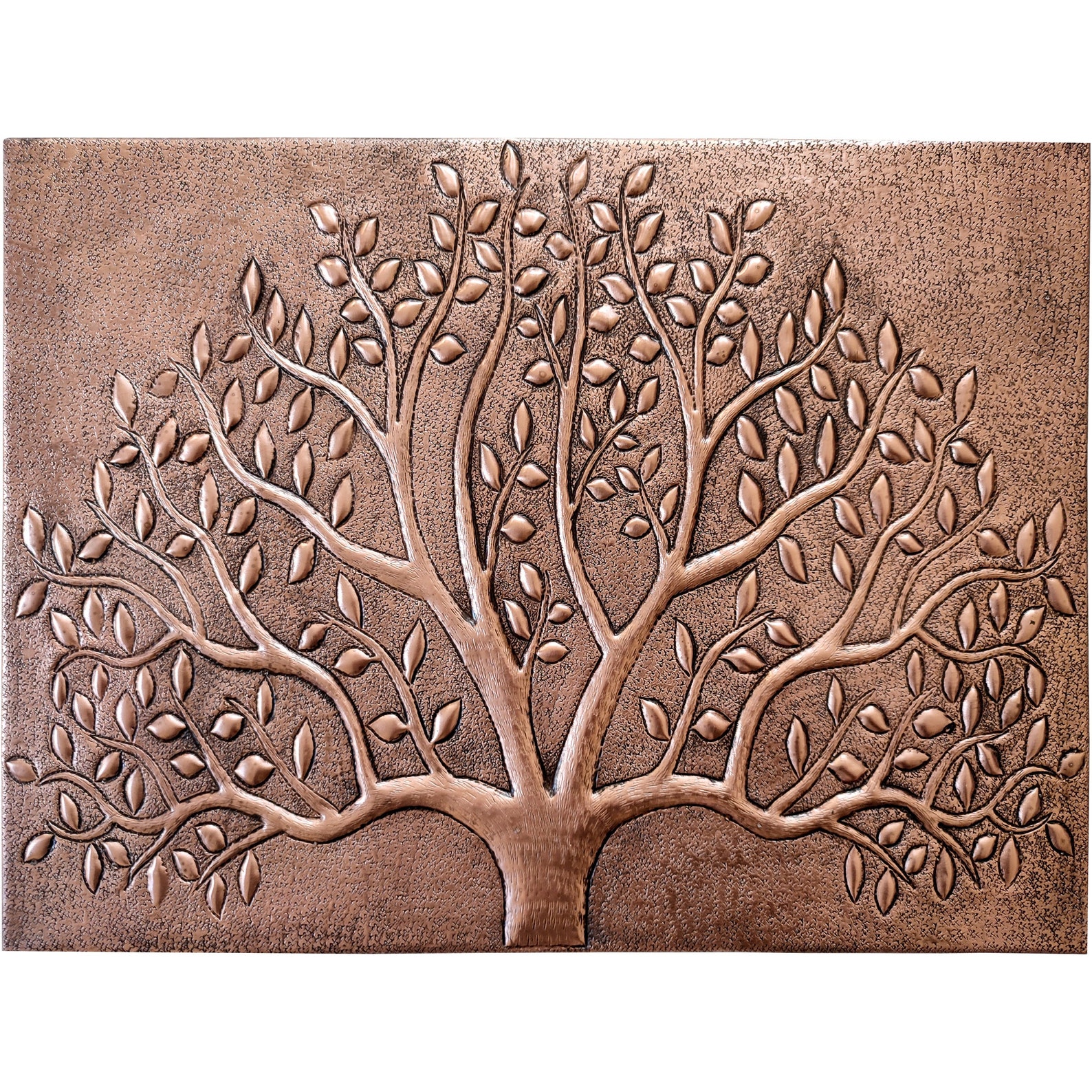 Tree Wall Art Copper Tree Relief Tree Wall Decor Tree Wall - Etsy