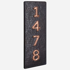 Copper Address Sign plaque Sign, Black&copper Color - Etsy