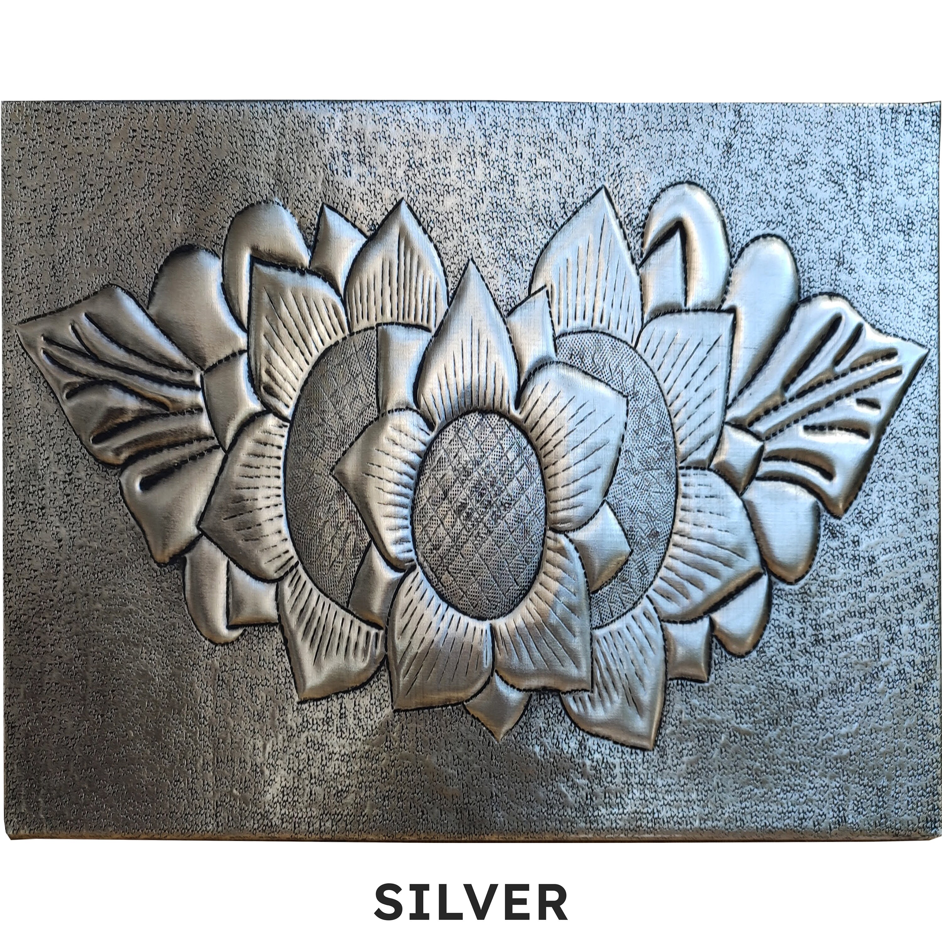 Copper Sunflower Wall Art Floral Artwork Botanical Handmade - Etsy