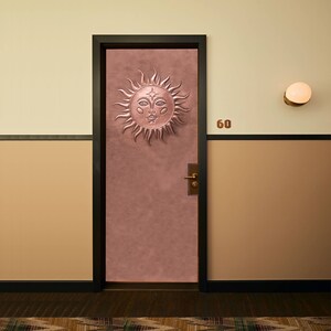 Sun Door Cladding, Sun Door Decor, Front Door Decor, Interior Panel ...