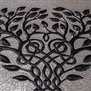 Kitchen Backsplash Tile 18x24 Gray&black Celtic Tree of Life - Etsy