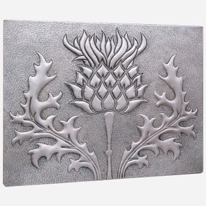 Scottish Thistle Metal Kitchen Backsplash Tile - Etsy