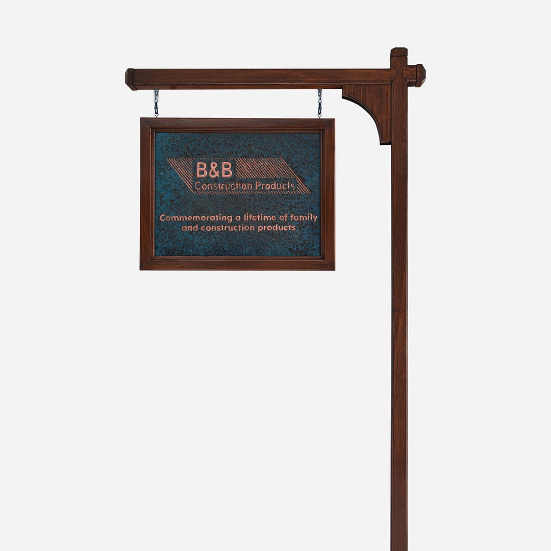 Single Post and Arm Sign - Etsy