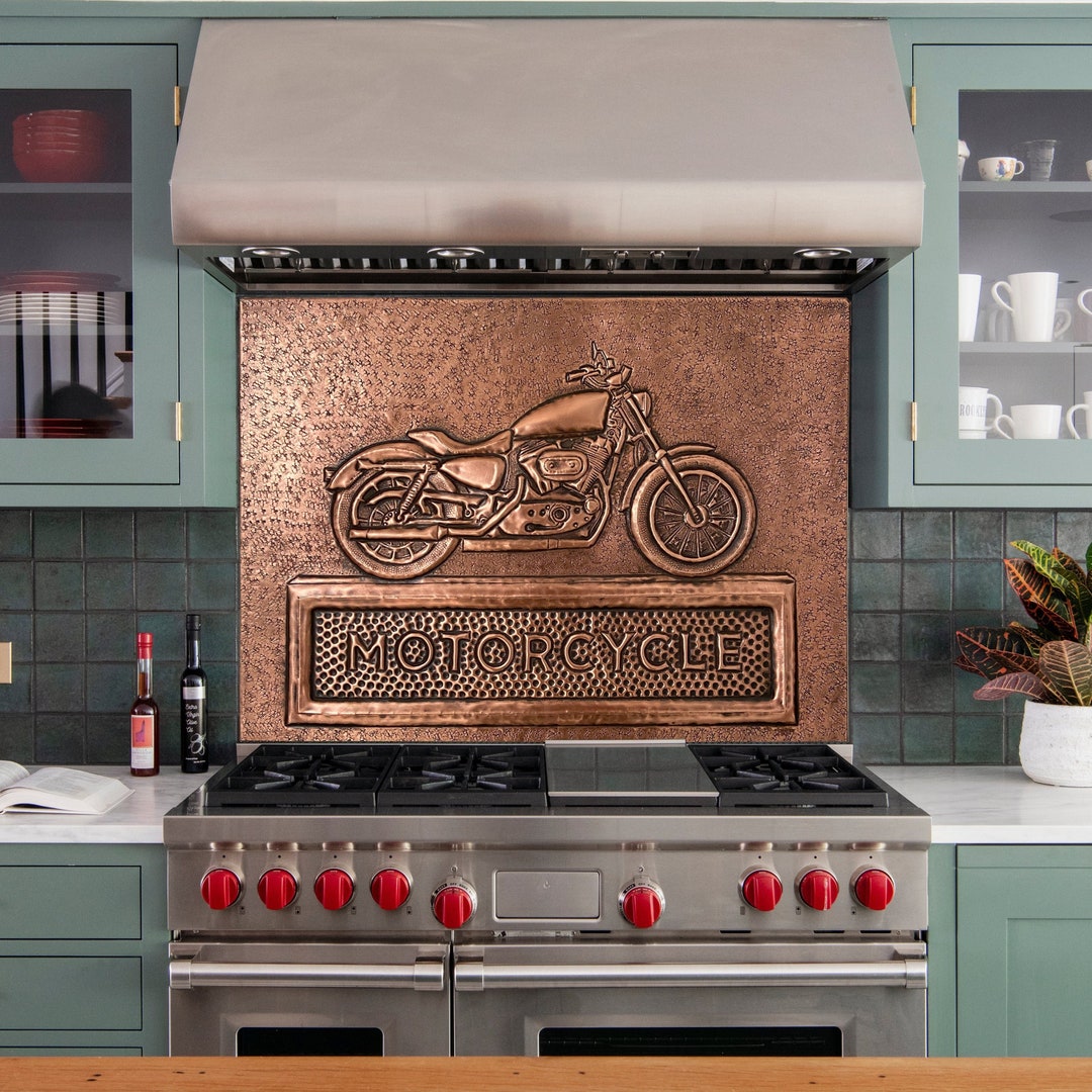 Motorcycle Copper Wall Art, Personalized Gift for Motorcycle Lovers ...