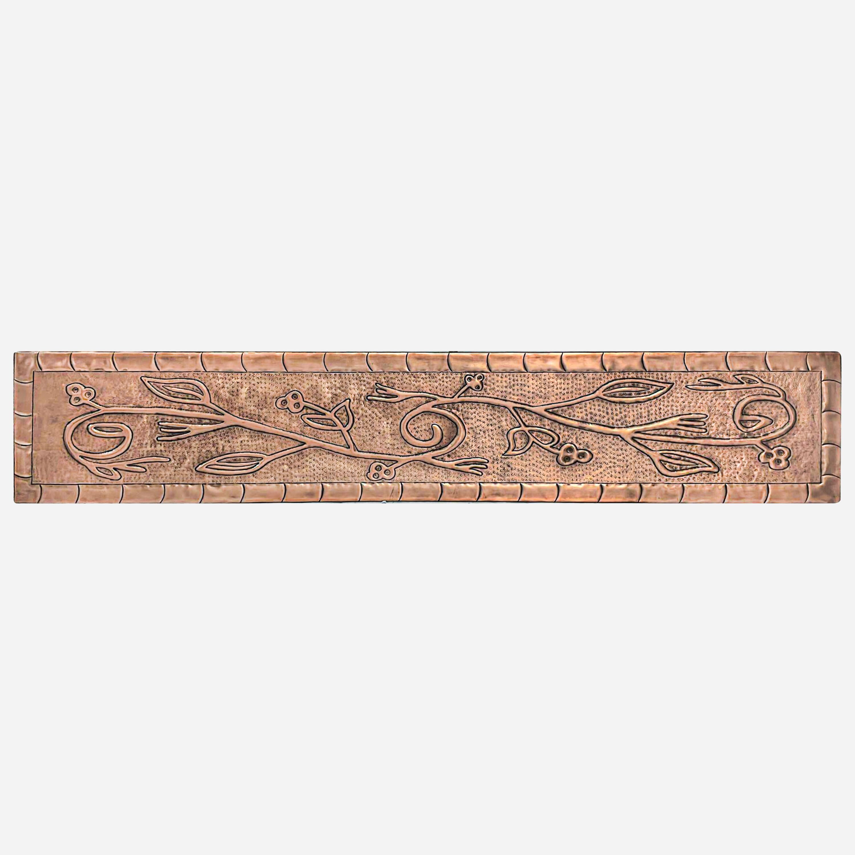 Handmade Embossed Copper Kick Plate: Kitchen Island & Peninsula Panel ...