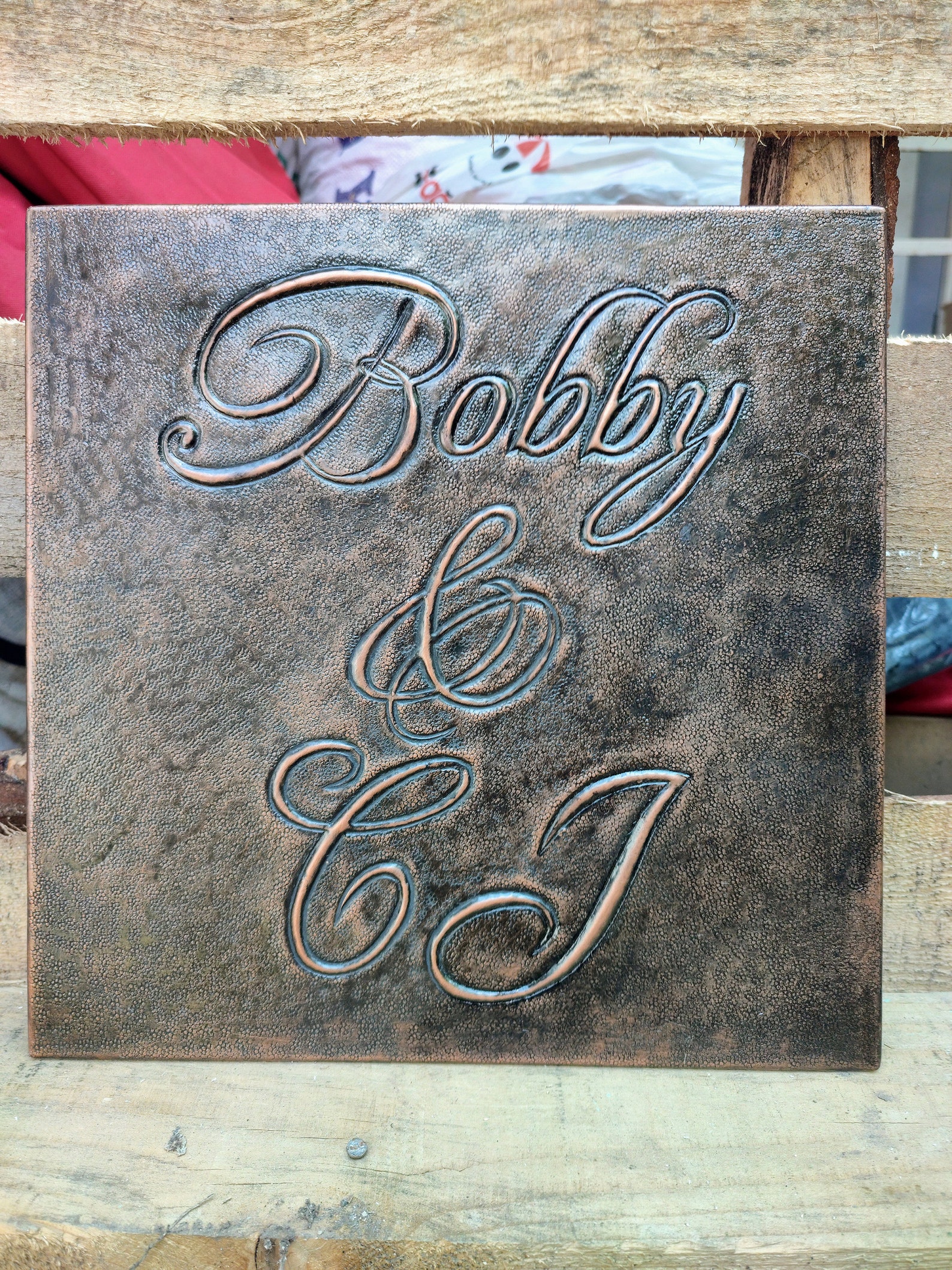 Custom Copper Sign Personalized Name Sign Home Wall Decor - Etsy