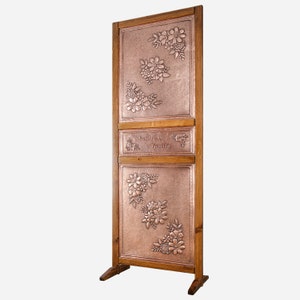 Copper Privacy Screen, Copper Room Divider Personalized With Family ...