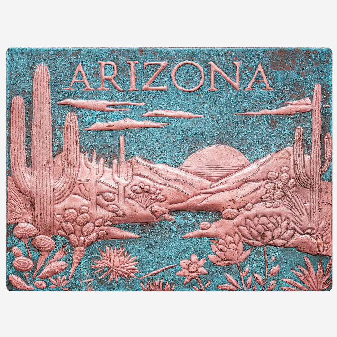 Arizona Kitchen Backsplash Tile With Desert Scene, Cactus and Desert ...