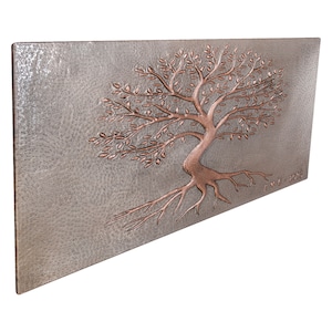 Tree of Life With Roots Wall Art Copper Home Decor Handmade - Etsy