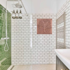 Copper Tree Scene Kitchen Backsplash Tile 35.4"x35.5", Tree of Life ...