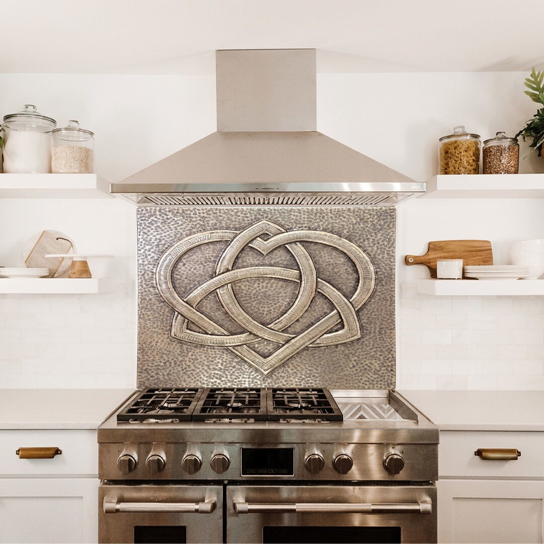 Celtic Love Heart Knot Copper Tile, Celtic Design, Celtic Tiles ...