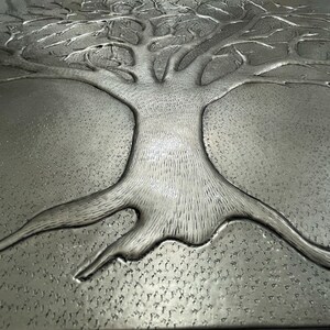 Unique Backsplash Tile 24x32 Gray Tree of Family - Etsy