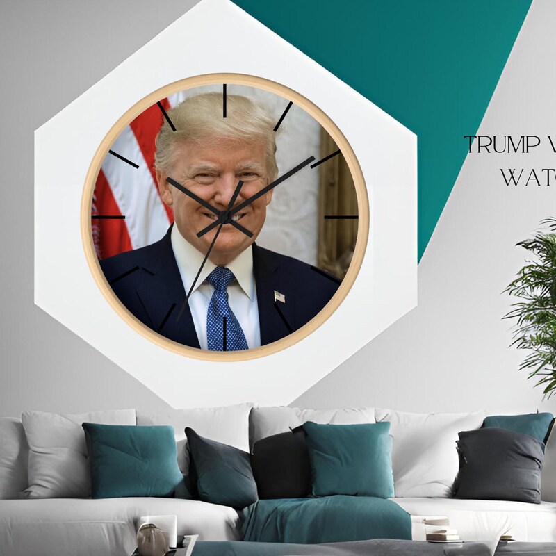 Trump Wall Clocks - Etsy