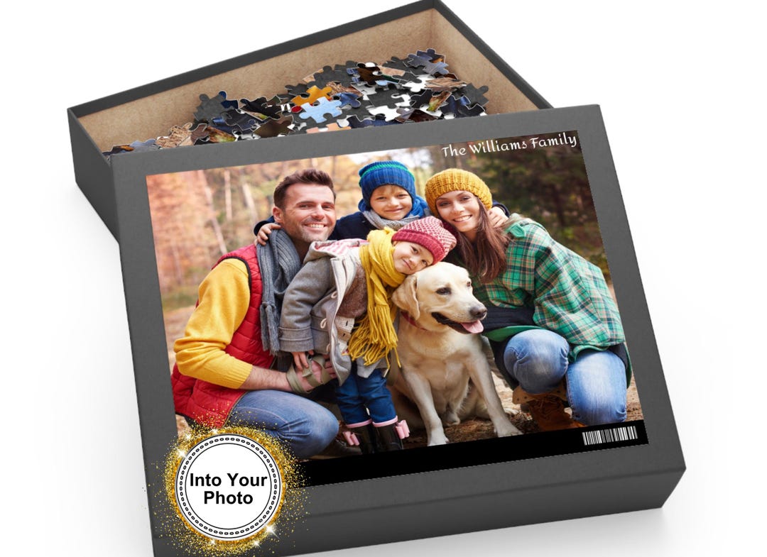 Custom Puzzle Family From Photo, Giants Custom Puzzle, Family Portrait ...