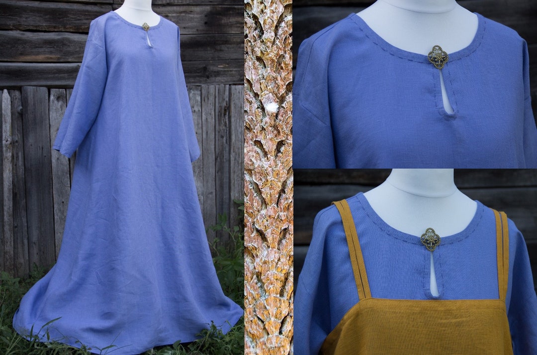 Viking Tunic Linen Handmade - Etsy