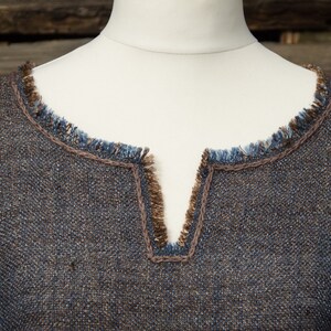 Embroidered Viking Apron Dress Set: Celtic Runes, Norse Festival ...