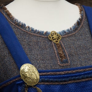 Embroidered Viking Apron Dress Set: Celtic Runes, Norse Festival ...