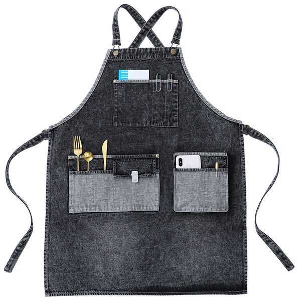 Jean Apron - Etsy
