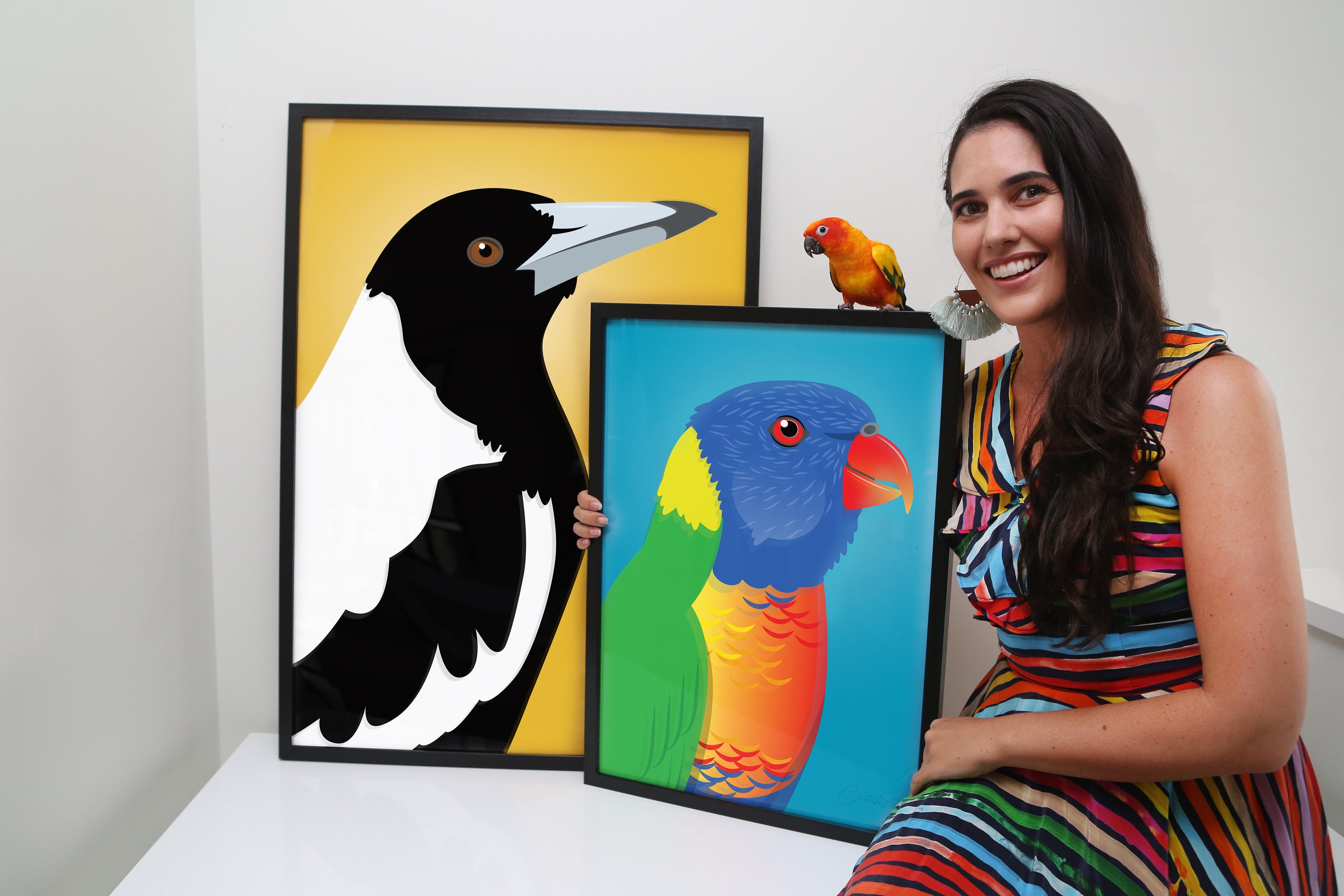 Magpie Print, Bird Print, Australian Bird Wall Art, Digital ...