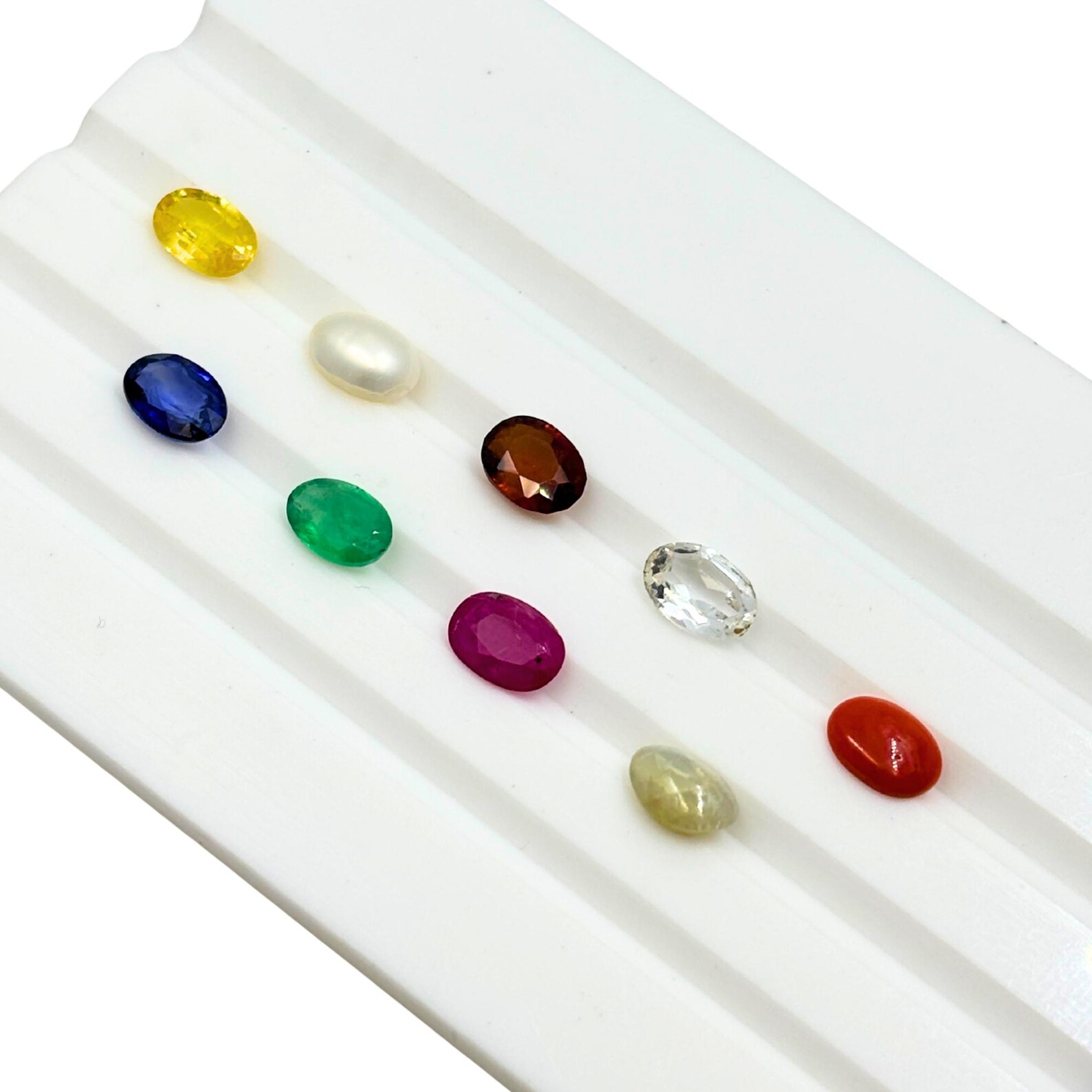 Navratan Gemstone Set – 9 Natural Stones,navaratna Gems for Vedic ...