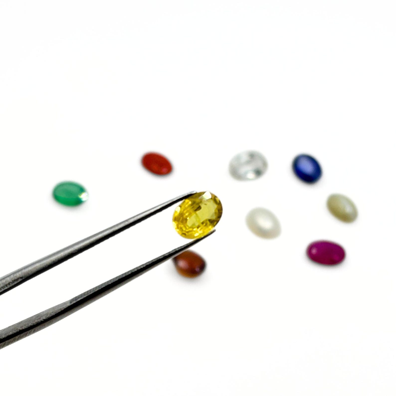 Navratan Gemstone Set – 9 Natural Stones,navaratna Gems for Vedic ...