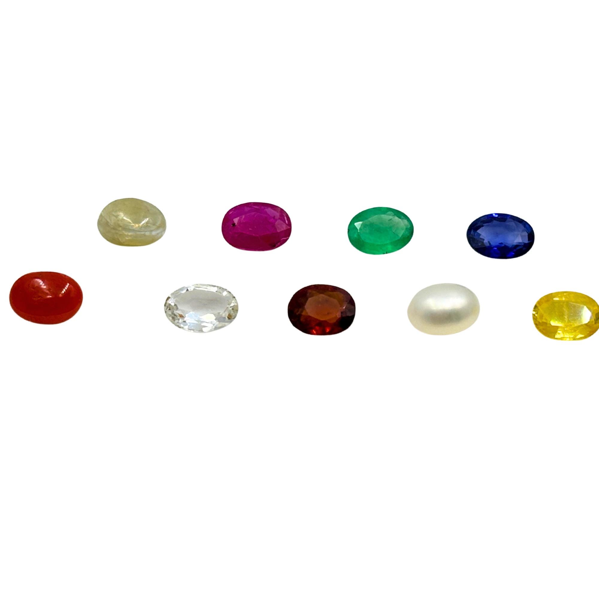 Navratan Gemstone Set – 9 Natural Stones,navaratna Gems for Vedic ...