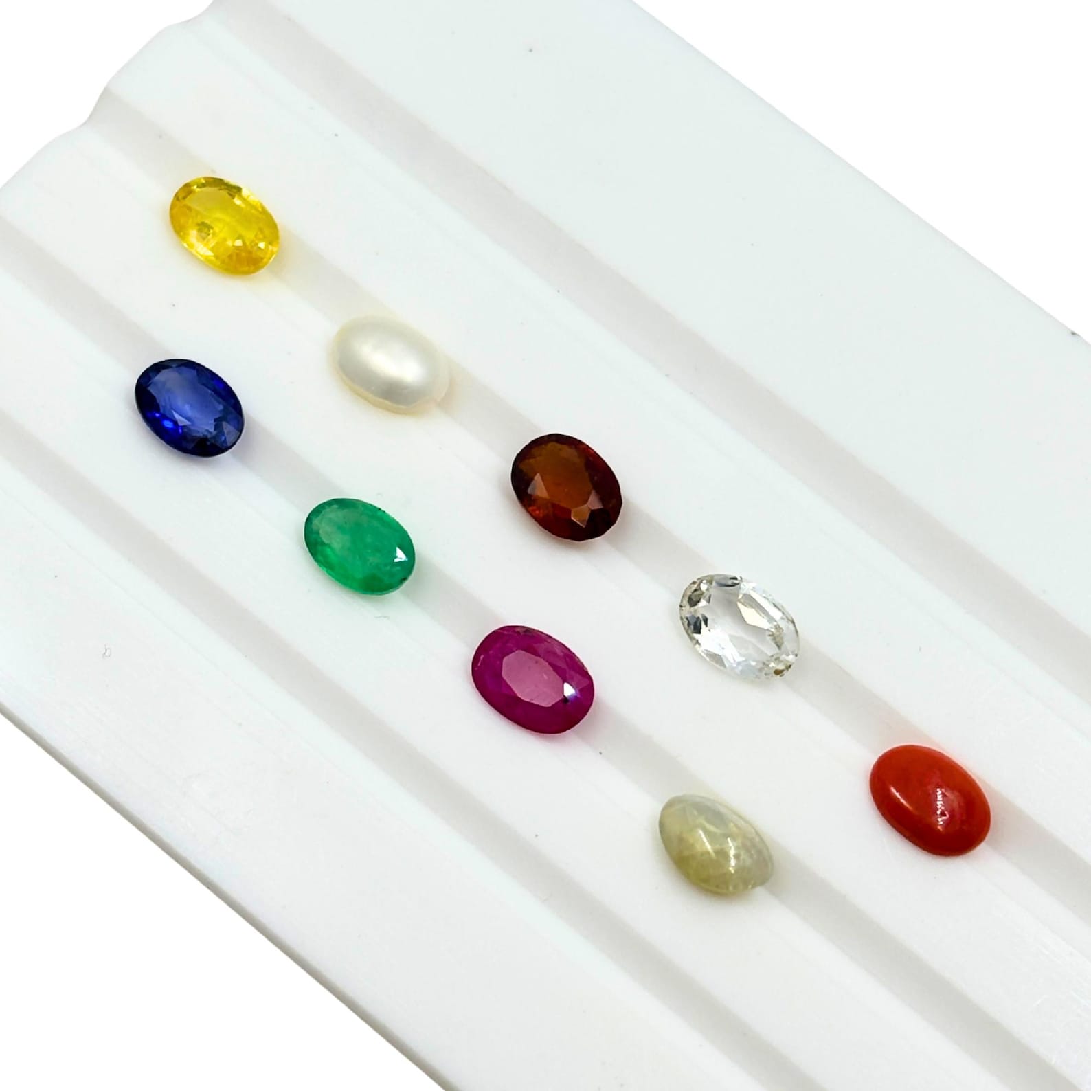 Navratan Gemstone Set – 9 Natural Stones,navaratna Gems for Vedic ...