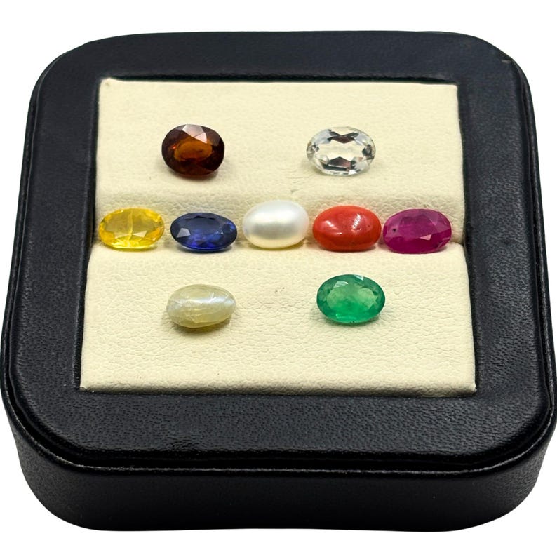 Navratan Gemstone Set – 9 Natural Stones,navaratna Gems for Vedic ...