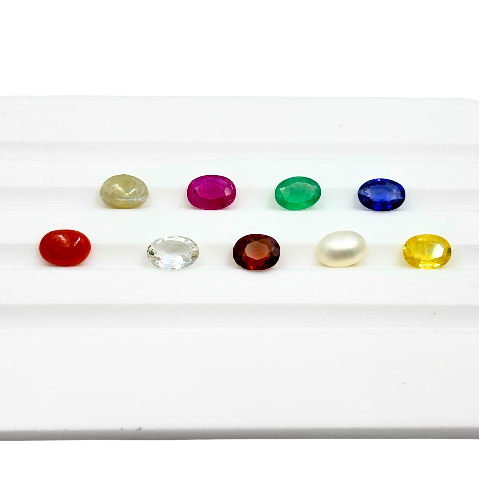 Navratan Gemstone Set – 9 Natural Stones,navaratna Gems for Vedic ...