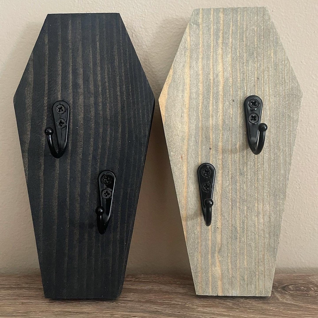 Coffin Wall Hooks-set of 2 - Etsy