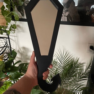 Gothic Coffin Hand Mirror - Etsy