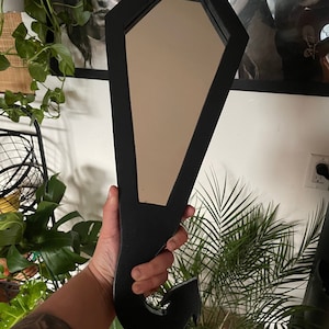 Gothic Coffin Hand Mirror - Etsy