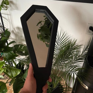 Gothic Coffin Hand Mirror - Etsy