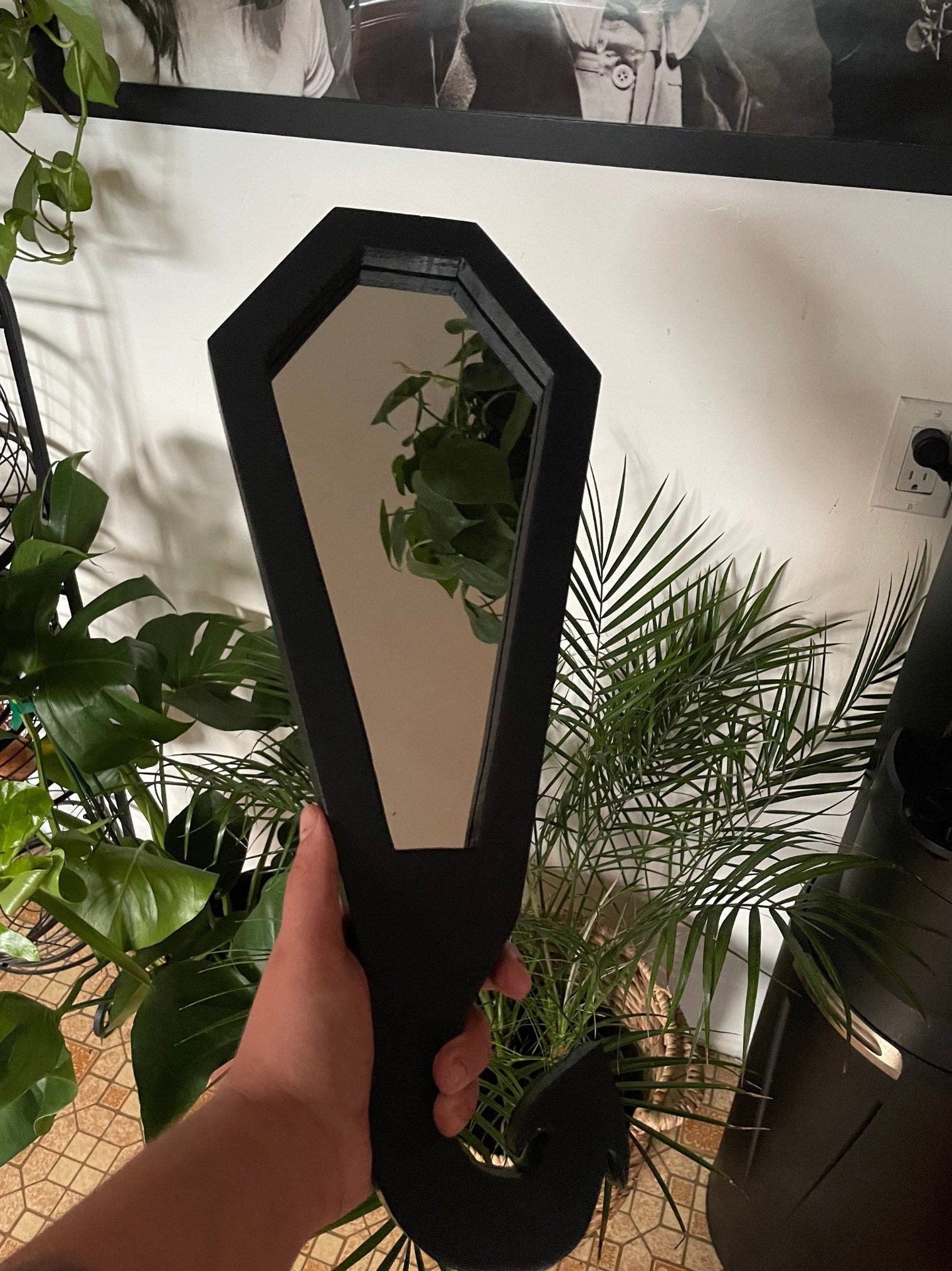 Gothic Coffin Hand Mirror - Etsy