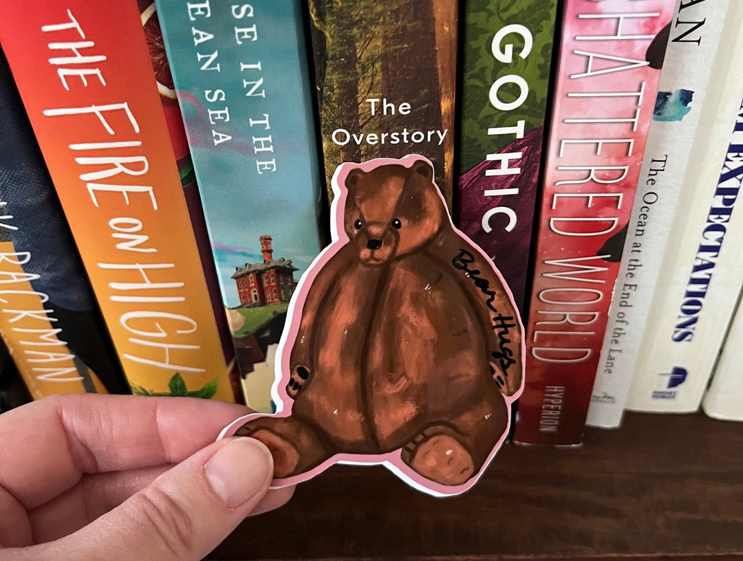 Teddy Bear Sticker- Aesthetic, Weatherproof Sticker for Laptop, Kindle ...