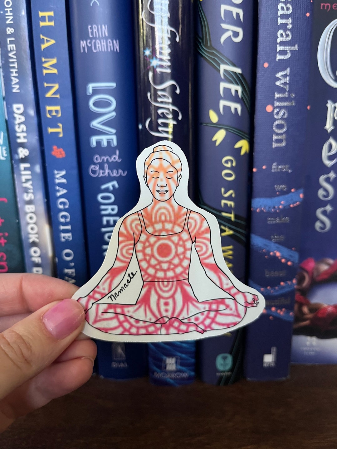 Yoga Sticker - Aesthetic, Weatherproof Sticker for Your Laptop, Kindle ...