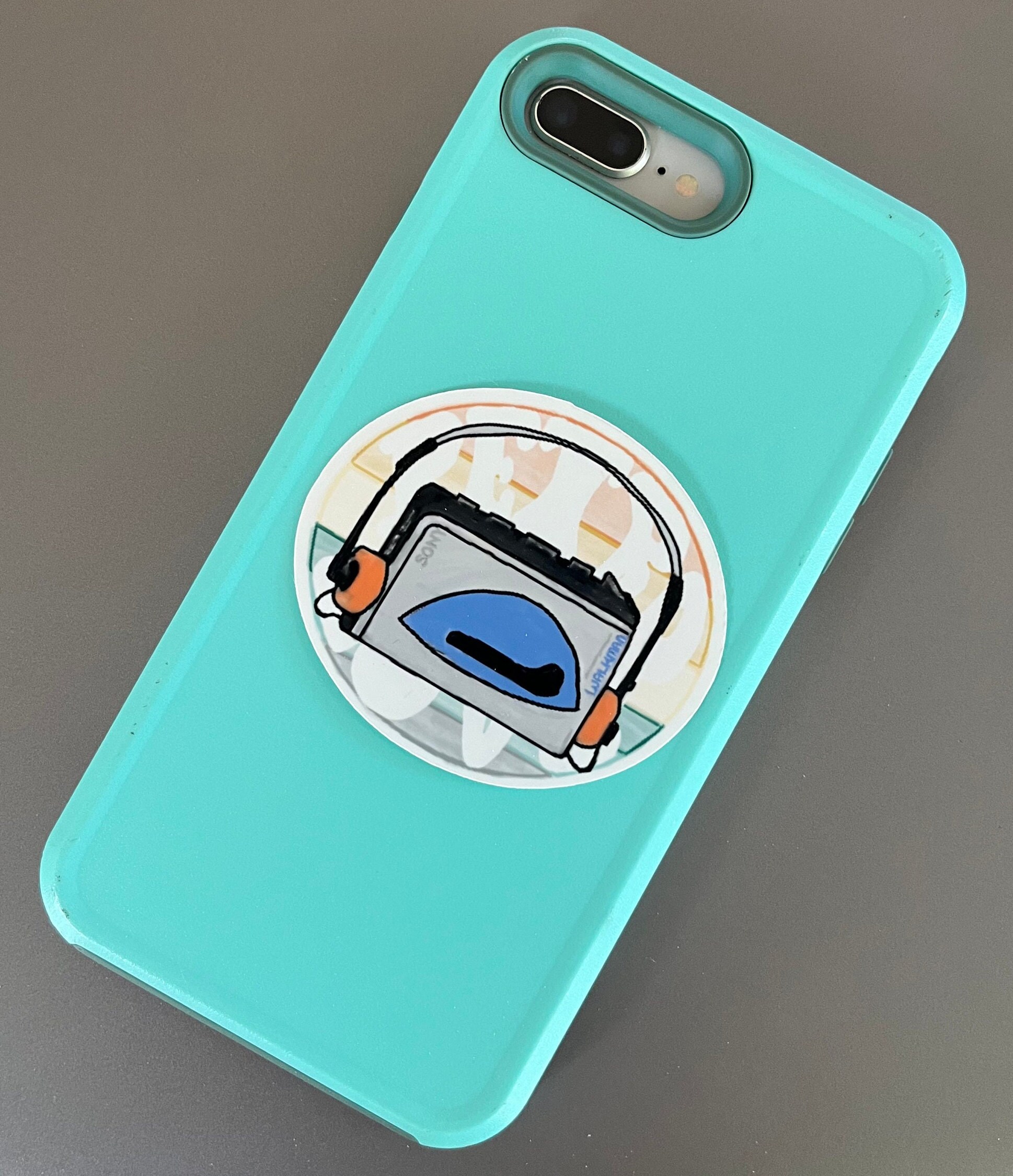 80s Walkman Sticker- Aesthetic, Weatherproof Sticker for Laptop, Kindle ...