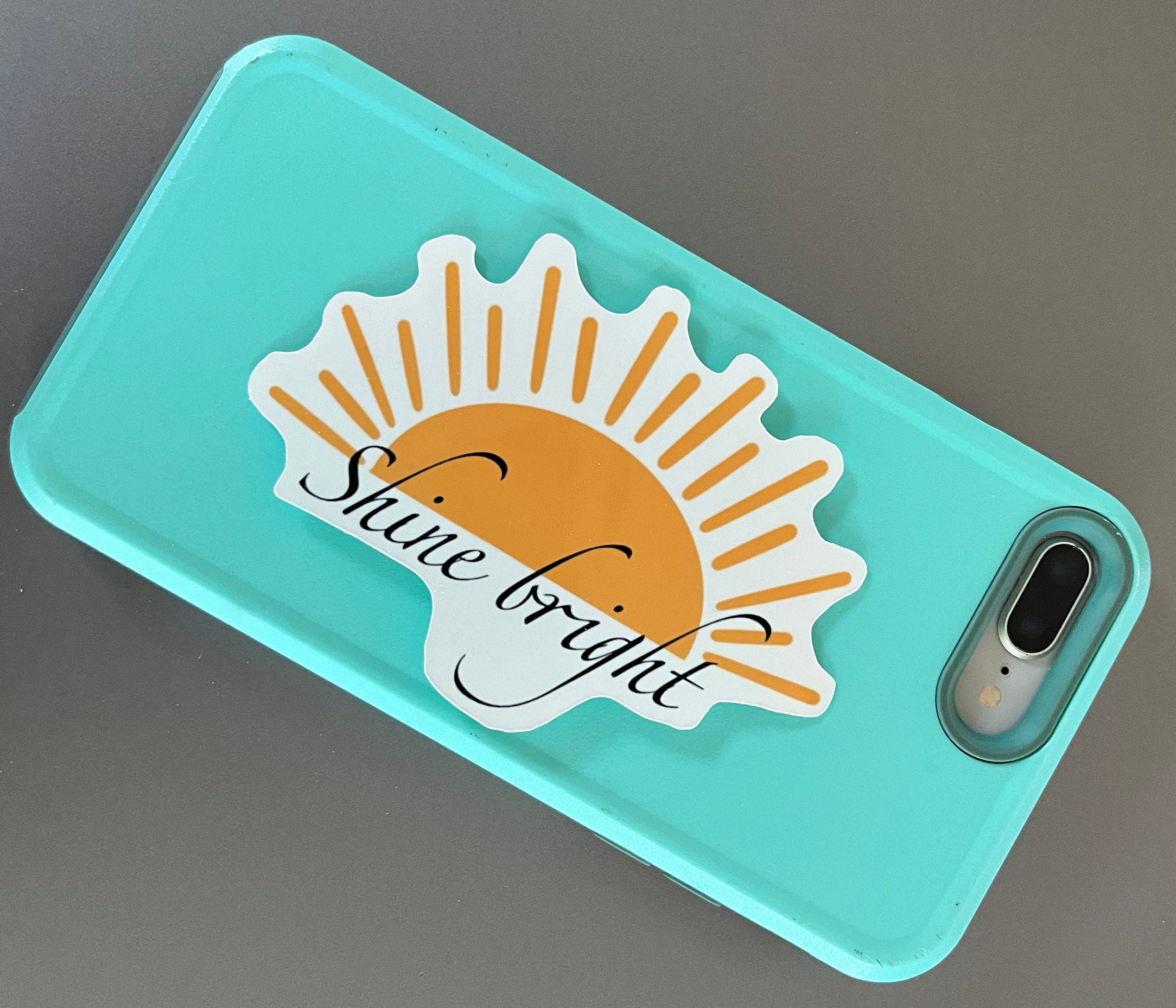 Sunshine Sticker- Aesthetic, Weatherproof Sticker for Laptop, Journal ...
