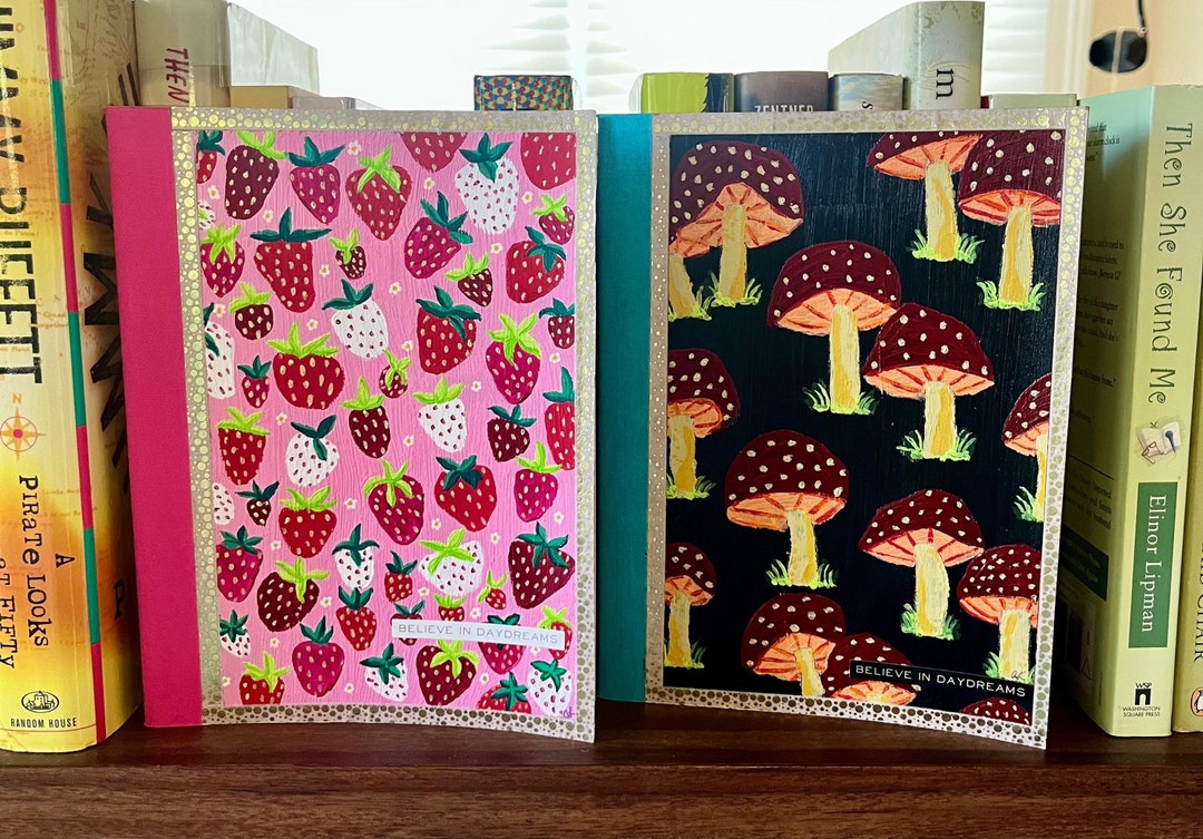 HAND-PAINTED JOURNALS- One-of-a-kind, Hand-painted Covers, Lined Pages ...