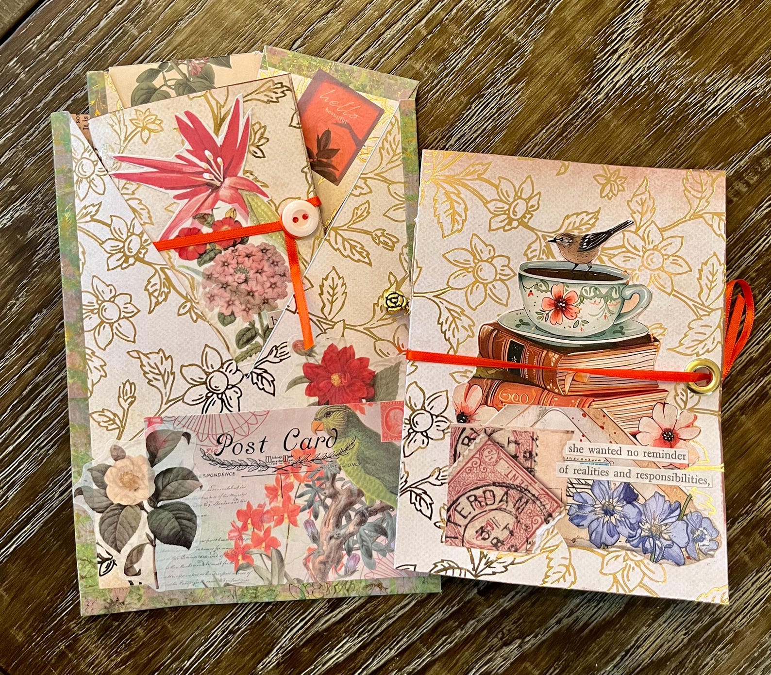 HANDMADE JOURNAL GIFT Sets- Unique, Matching Sets Include 5.5x4 ...