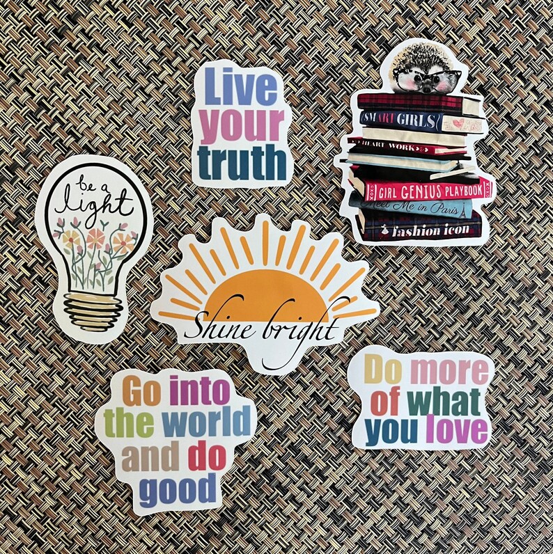 Sunshine Sticker- Aesthetic, Weatherproof Sticker for Laptop, Journal ...