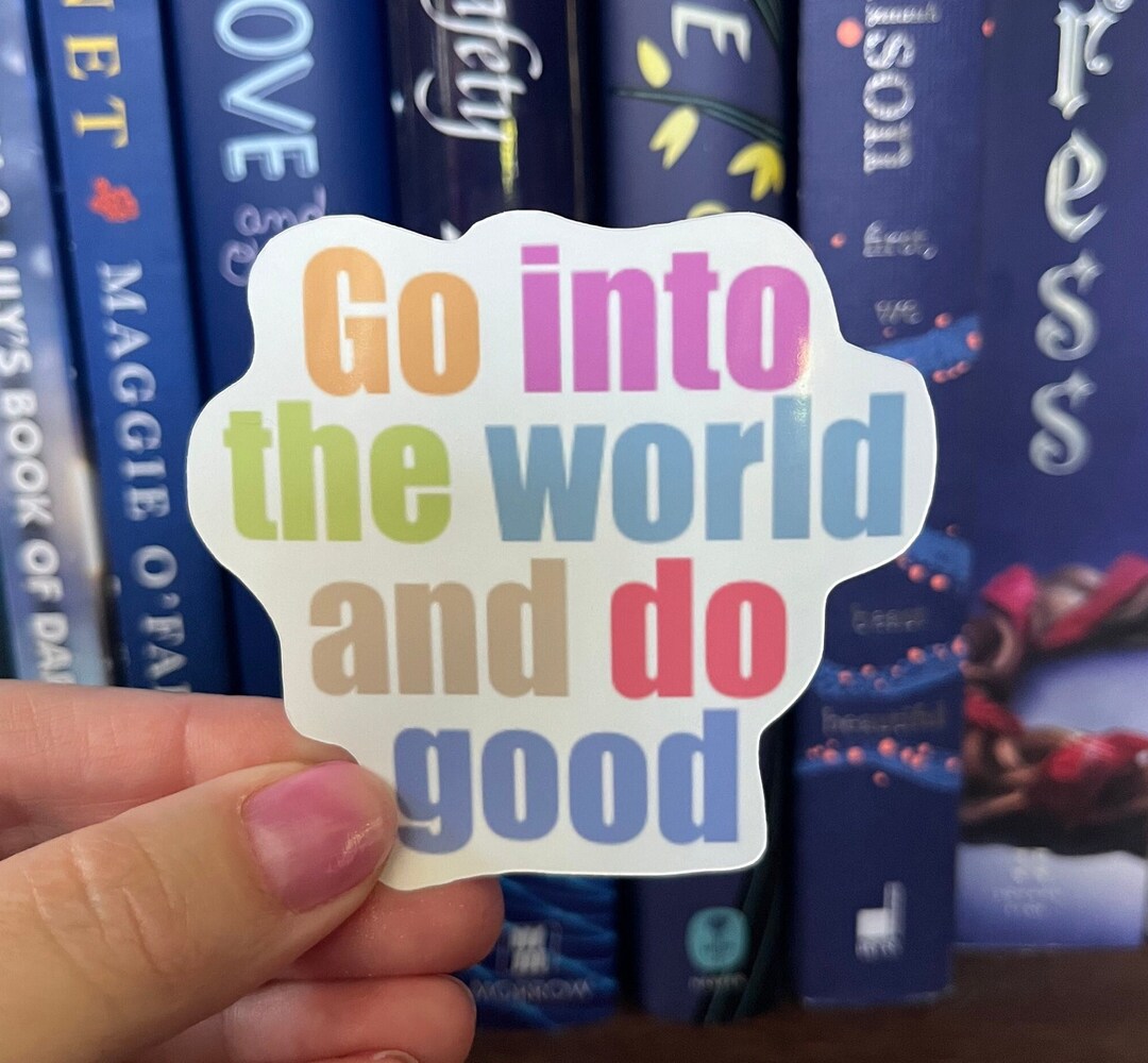 Motivational Sticker- Do Good- Aesthetic, Weatherproof Sticker for ...