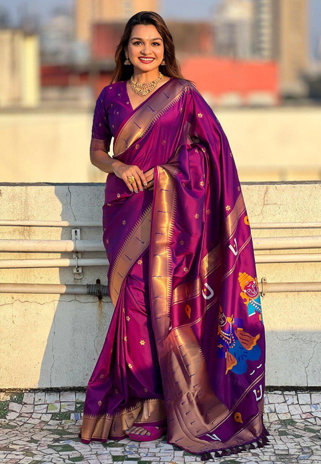 Wedding Wear Soft Silk Paithani - Indian Sarees - USA UK Australia ...