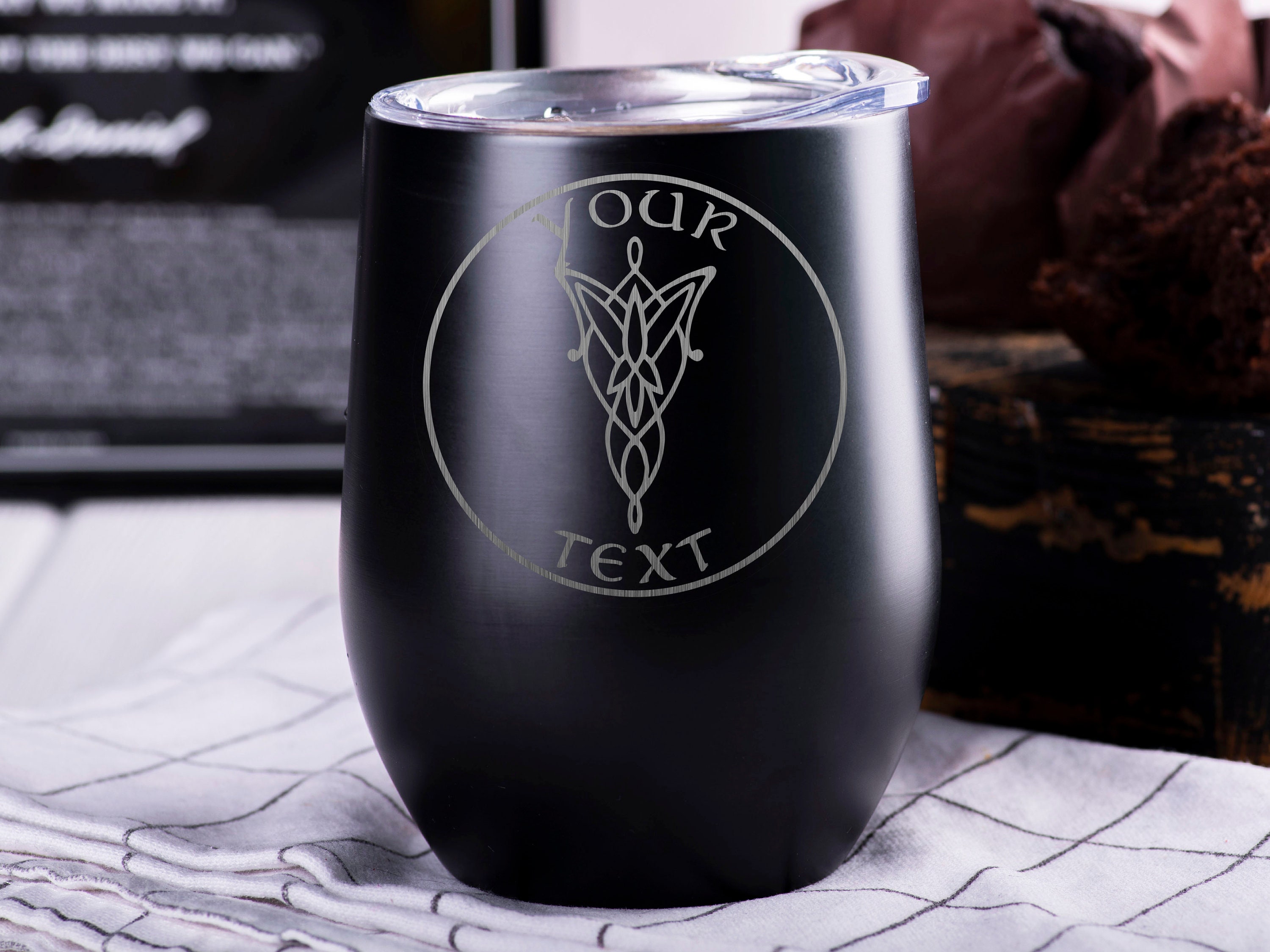 Lord of the Rings Evenstar Elven Amulet Coffee Tumbler, Coffee Mug, 13. ...