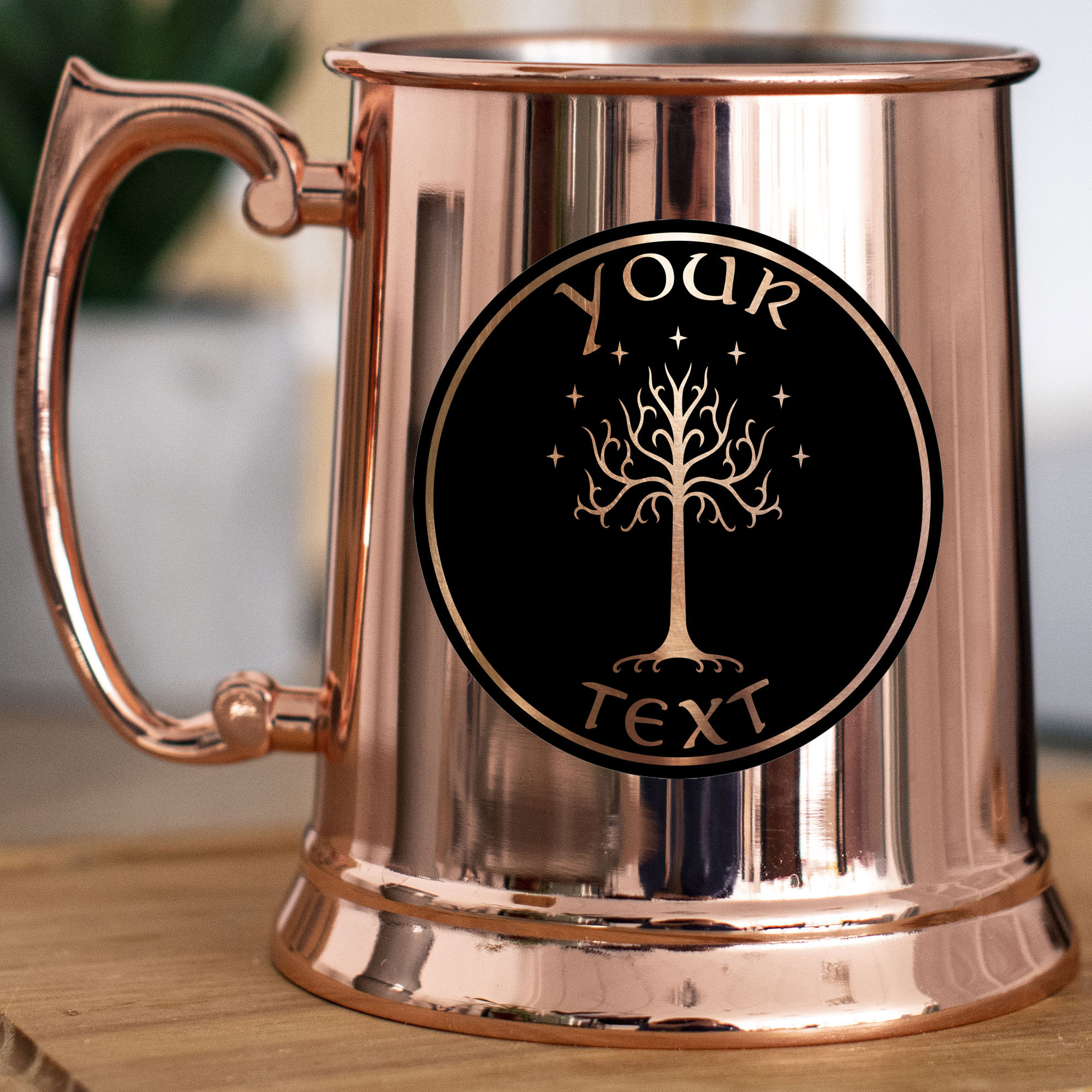 Lord of the Rings Tree of Gondor, Personalized Pewter, LOTR Beer Stein ...