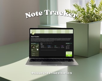 Notion Template Notepad | Note-taking Planner, Personal Notes Organizer ...