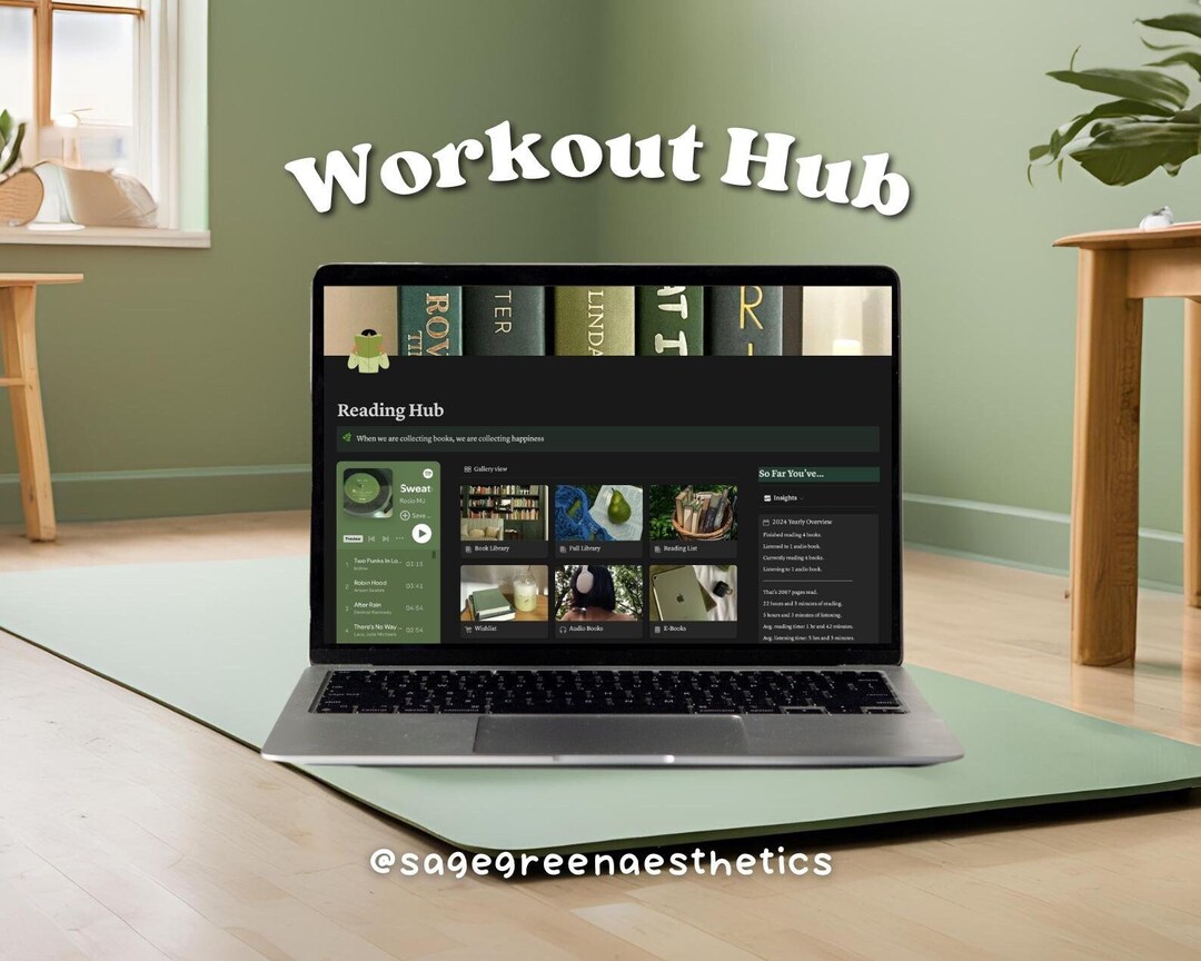Workout Hub | Notion Template - Etsy