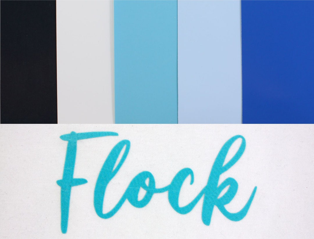 Premium Flock Film Textile, 20 X 30 Cm A4 Plotting Plotter Film Textile ...